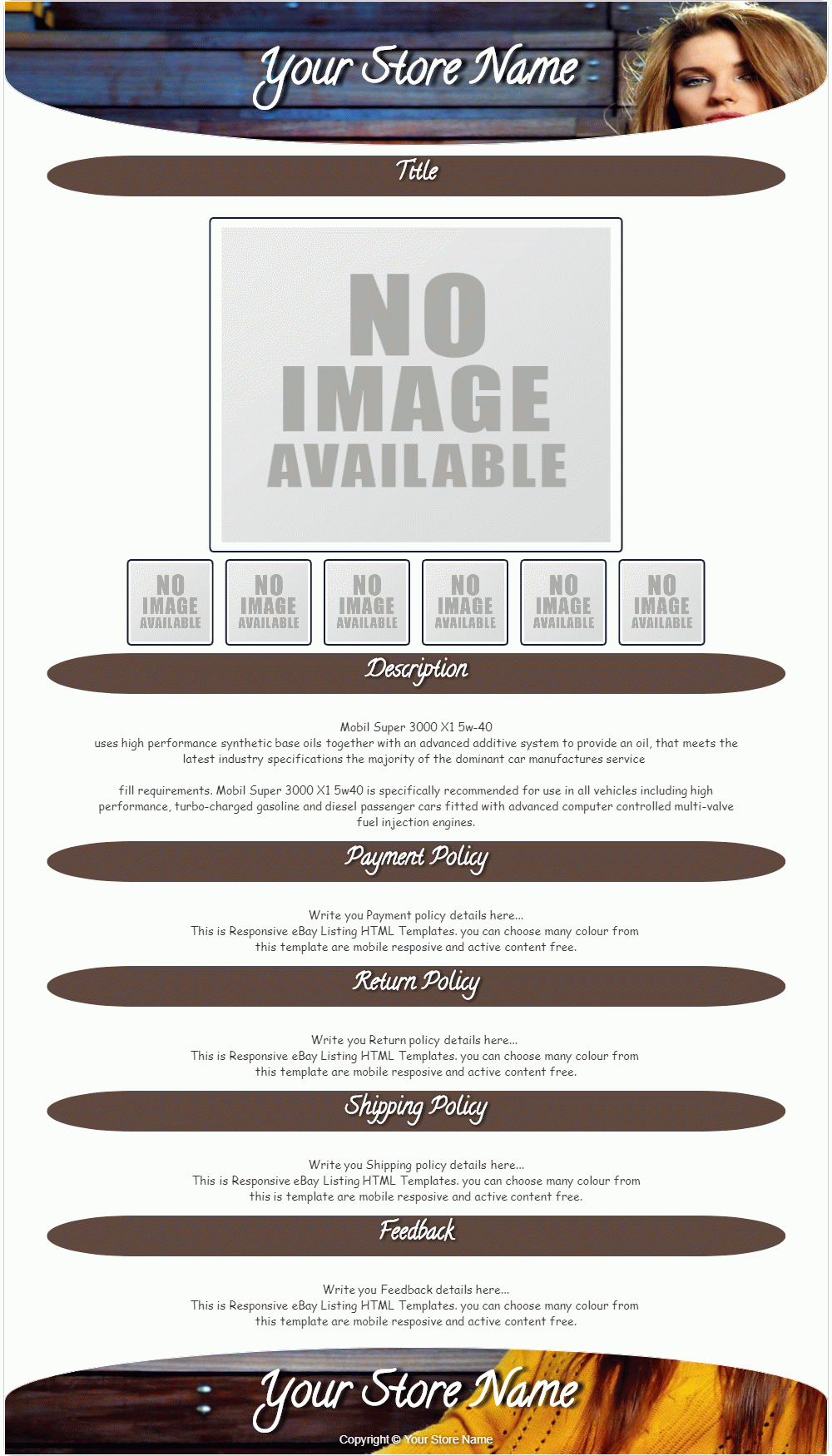 eTemplateWizard.com - eBay Auction / Listing Template